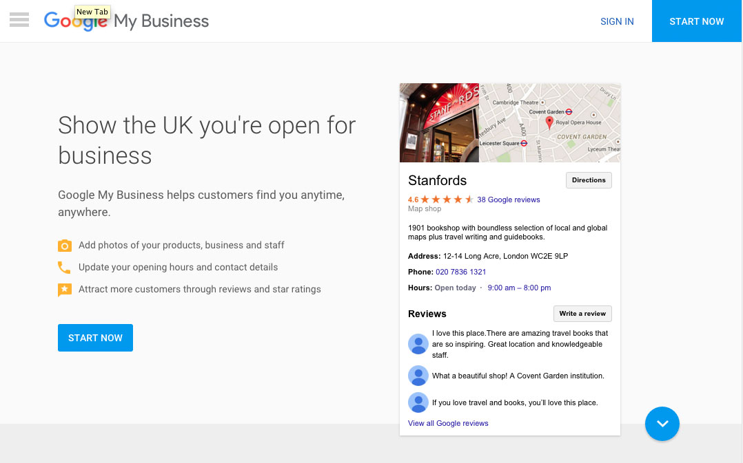 How to Get Your Google Business Page - Click Return